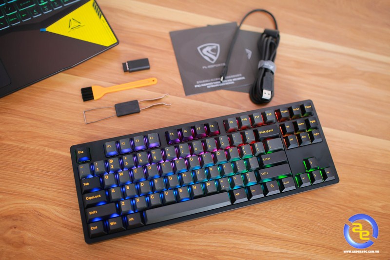 Bàn phím cơ FL-Esports F11G Pro Polar Night Wireless Gateron Pro Yellow ...