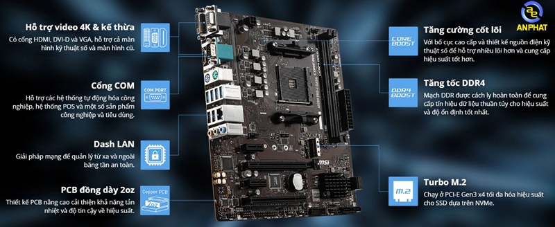 Mainboard MSI A520M PRO-C DASH