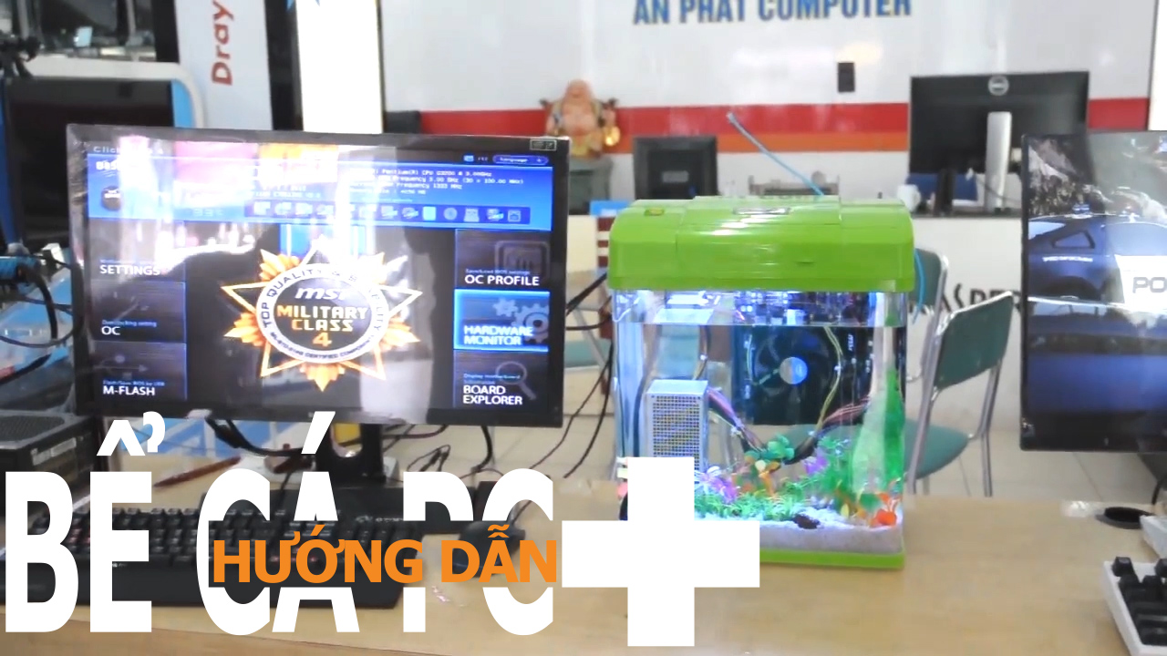 MÁY TÍNH NGÂM DẦU - APC Aquarium PC with Mineral Oil