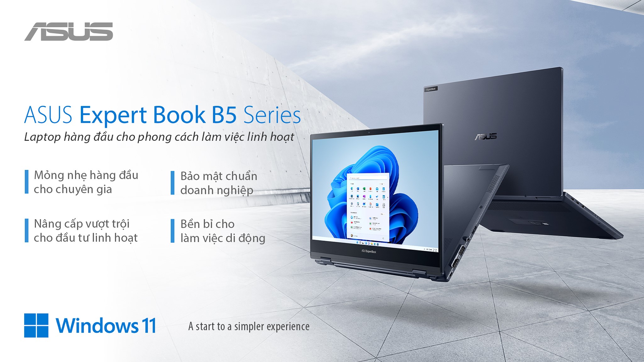 ASUS Việt Nam giới thiệu ExpertBook B5 Series