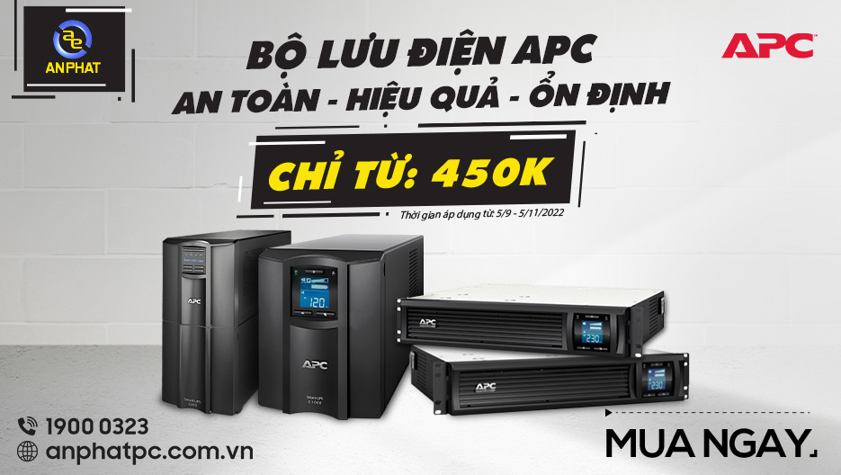 Tác dụng bộ lưu điện APC an toàn - hiệu quả - ổn định