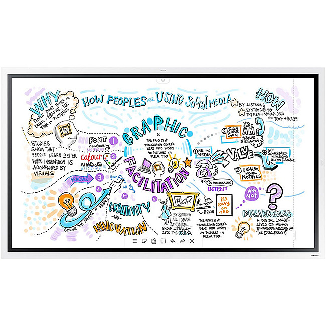 Màn hình tương tác Samsung Flip 55 inch 4K UHD (LH55WMRWBGCXXV)