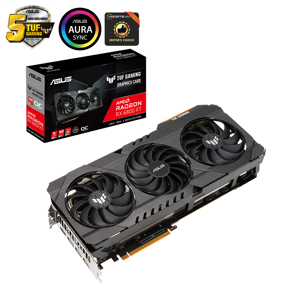VGA ASUS TUF GAMING Radeon RX 6800 XT OC (TUF-RX6800XT-O16G-GAMING)
