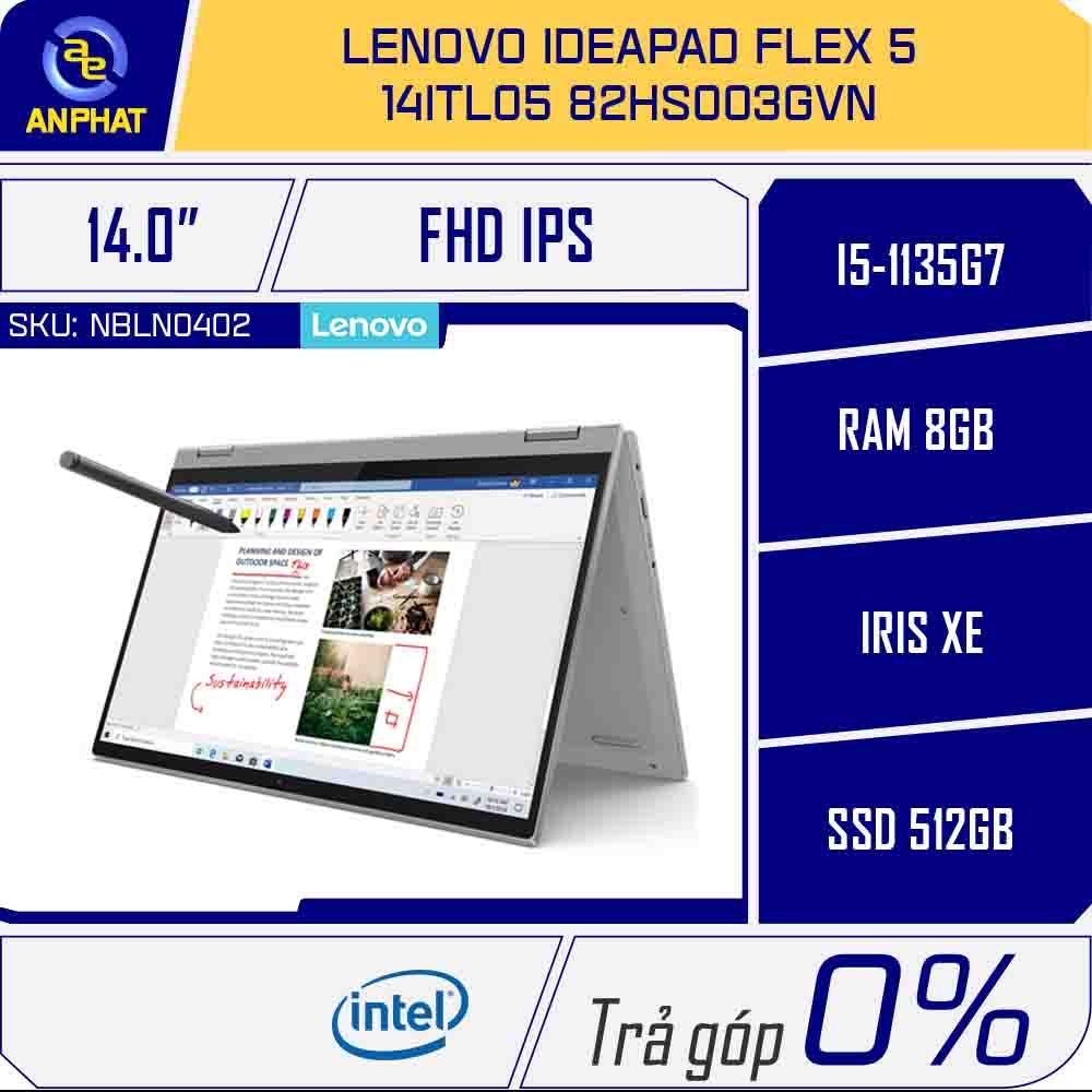 Laptop Lenovo IdeaPad Flex 5 14ITL05 82HS003GVN Chính Hãng