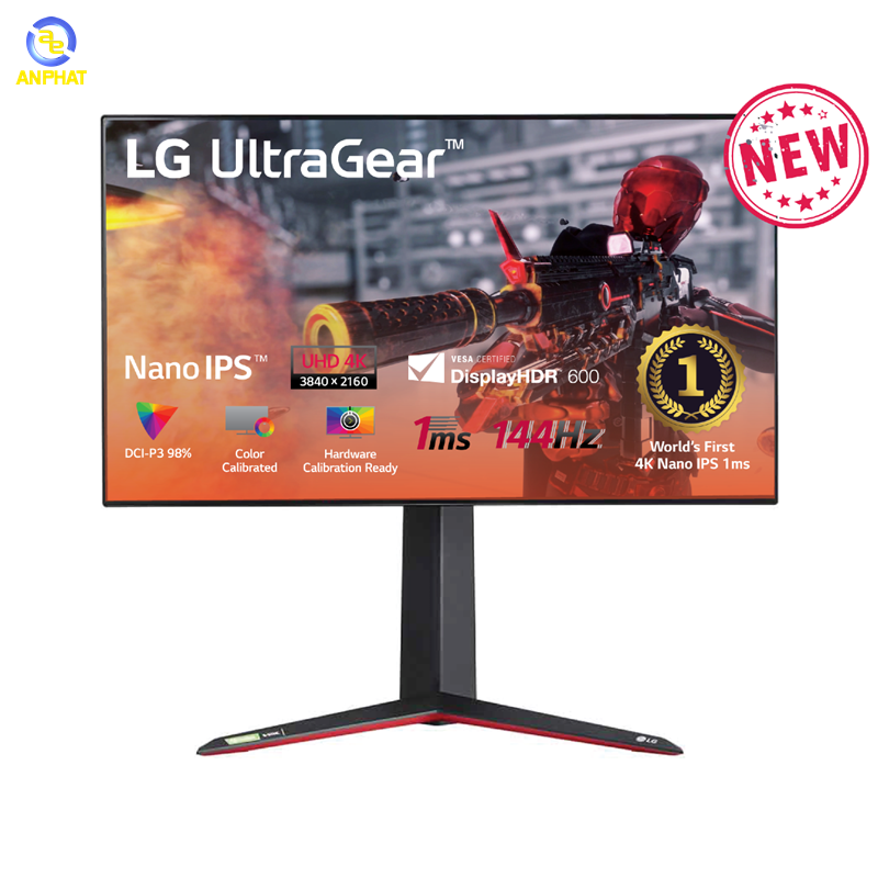 Màn hình máy tính LG 27GN950-B 27 inch UltraGear UHD 4K Nano IPS 144Hz ...
