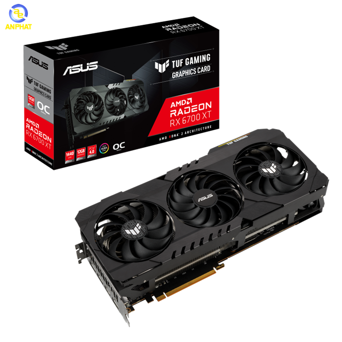 VGA ASUS TUF Gaming Radeon RX 6700 XT OC 12GB (TUF-RX6700XT-O12G-GAMING)