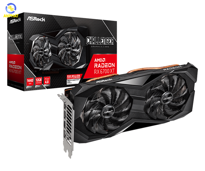VGA ASROCK Radeon RX 6700 XT Challenger D 12GB (RX6700XT CLD 12G)